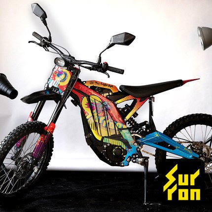 Light Bee Decals/Sticker kit - Dragon Sun - Blue — Surron Canada