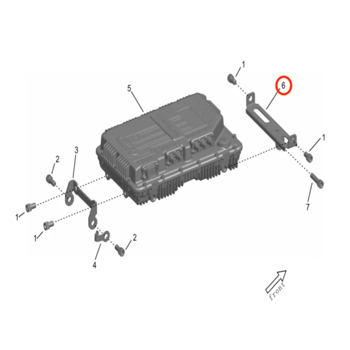 Storm Bee Controller Installation Bracket (FRONT) — Surron Canada