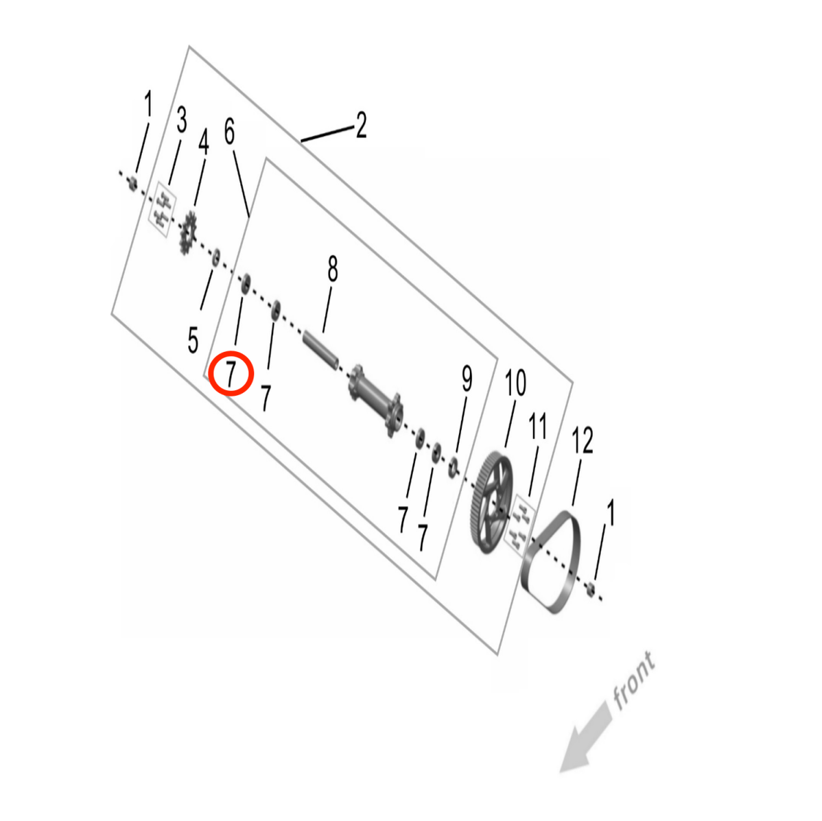 Ultra Bee Jackshaft Bearing — Surron Canada