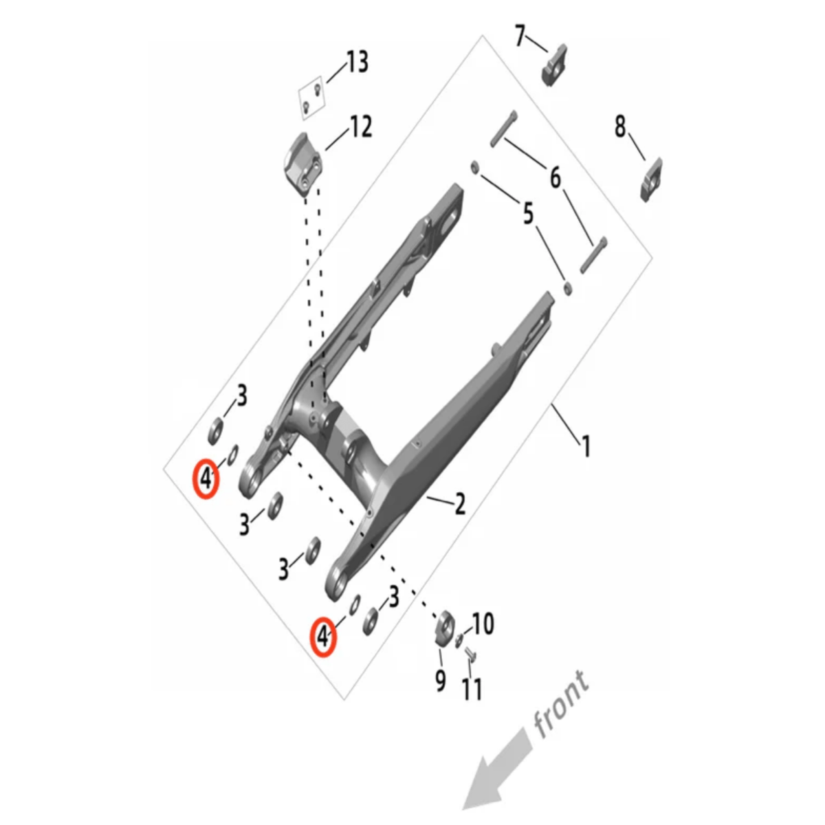 Ultra Bee Swingarm Washer — Surron Canada