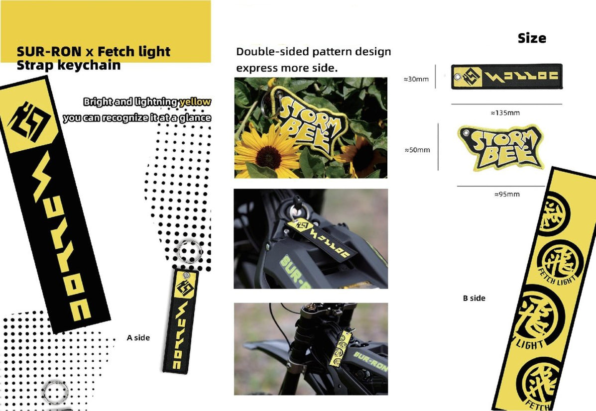 Embroidered Logo Keychain — Surron Canada